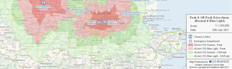 NHS Drive-time Analysis - GIS4BUSINESS